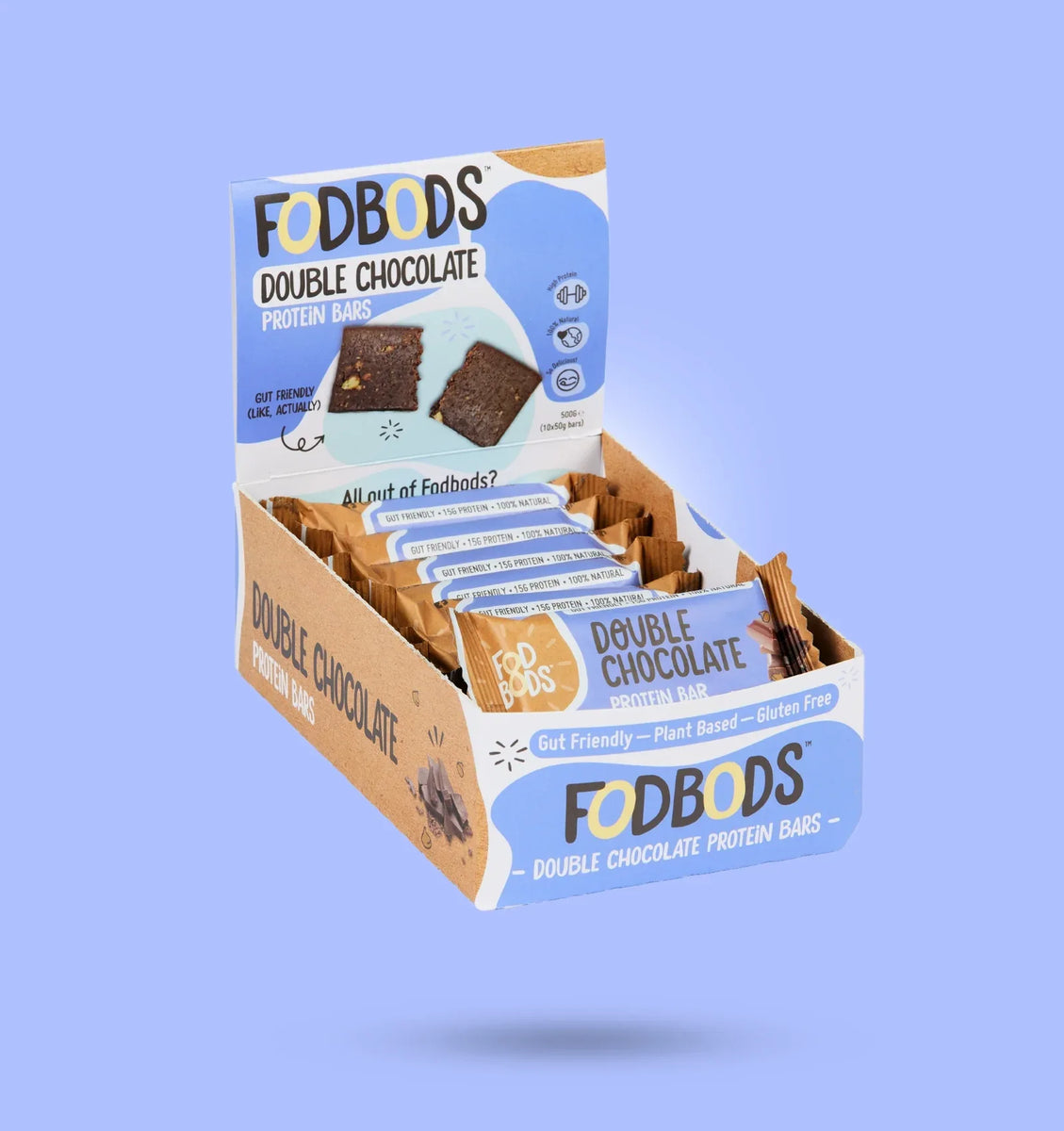 Fodbods Double Chocolate Gut-Friendly Protein Bars – Fodbods-au